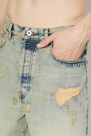 Kenzo Vintage-effect Jeans - Light Blue