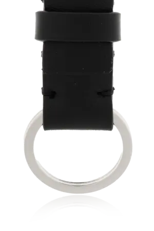 FERRAGAMO Keychain With Engraved Logo - Black