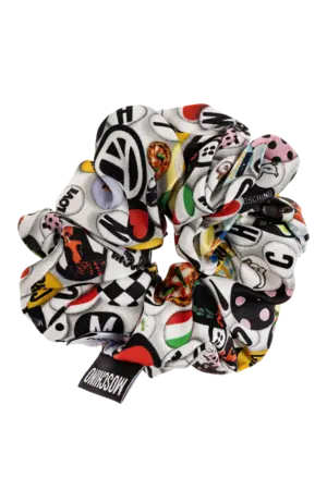 Moschino Silk Hair Scrunchie - Multicolour
