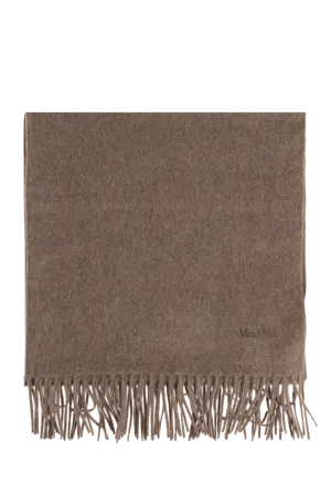 Max Mara Cashmere Shawl ‘baci - Brown