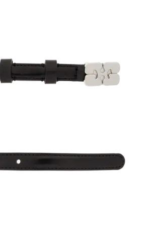 GANNI Eco Leather Belt - Black