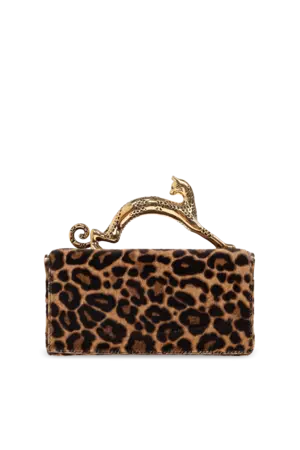 LANVIN Pencil Cat Nano Bag - Brown