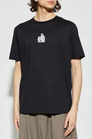 LANVIN T-shirt With Print - Black