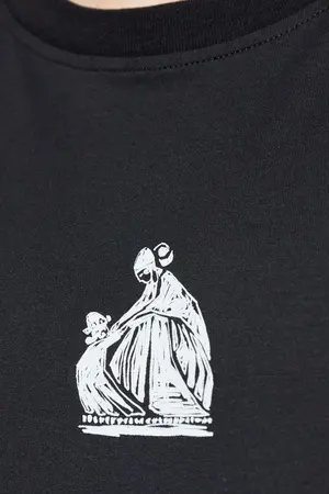 LANVIN T-shirt With Print - Black