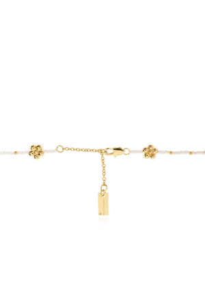Marc Jacobs Floral Motif Necklace - Gold