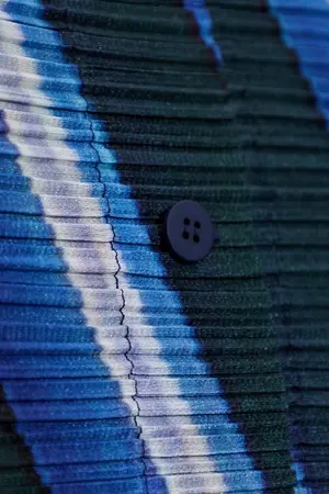 Issey Miyake Pleated Cardigan - Multicolour