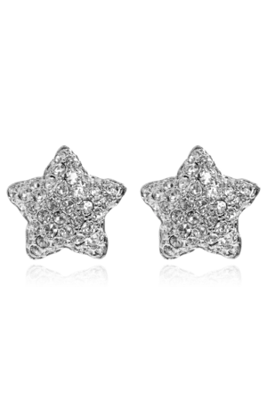 Marc Jacobs Earrings With Crystals - Silver