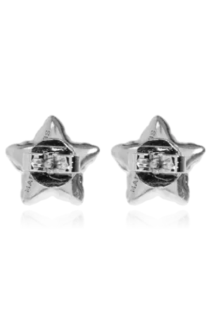 Marc Jacobs Earrings With Crystals - Silver