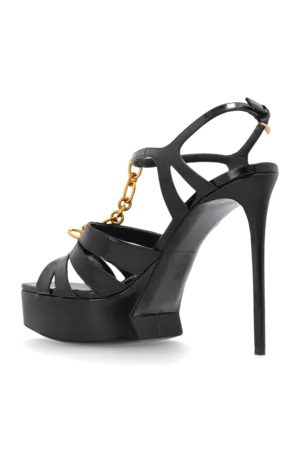 Balmain Platform Sandals - Black