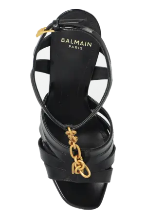 Balmain Platform Sandals - Black