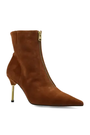 ALLSAINTS Natasha Heeled Ankle Boots - Brown