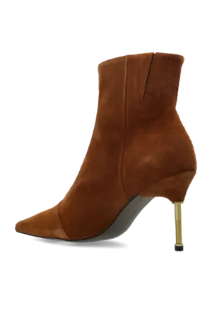 ALLSAINTS Natasha Heeled Ankle Boots - Brown