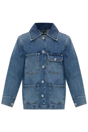 ALLSAINTS Bex Denim Jacket - Navy Blue