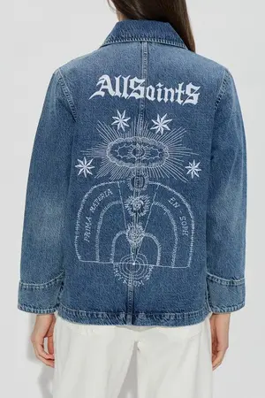 ALLSAINTS Bex Denim Jacket - Navy Blue