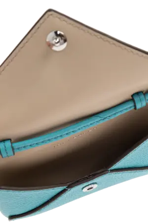 Tory Burch Card Holder On A Belt - Blue