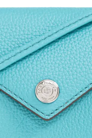 Tory Burch Card Holder On A Belt - Blue