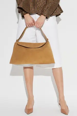 Studio Nicholson Suede Shoulder Bag - Beige