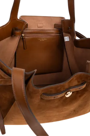 Tory Burch Romy Shopper Bag - Brown