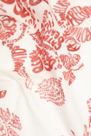 Dsquared2 Scarf With Print - Cream