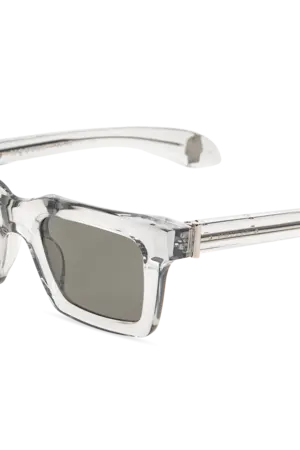 Alexander McQueen Rectangular Full Rim Sunglasses - Grey