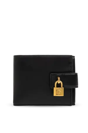 Balmain Leather Wallet - Black
