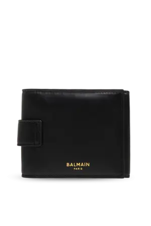 Balmain Leather Wallet - Black