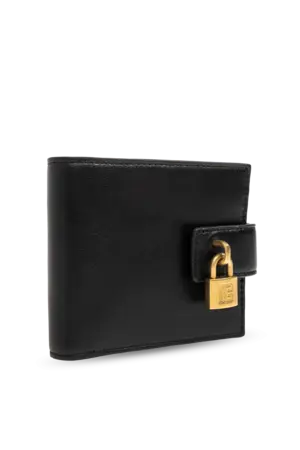 Balmain Leather Wallet - Black