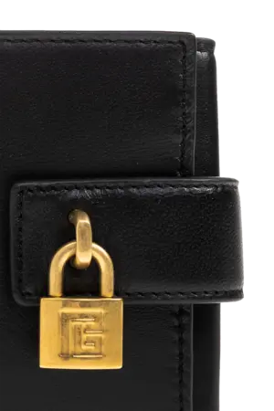 Balmain Leather Wallet - Black