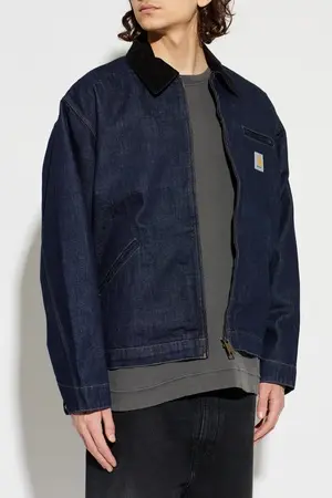 Carhartt Work In Progress Og Detroit Denim Jacket - Navy Blue