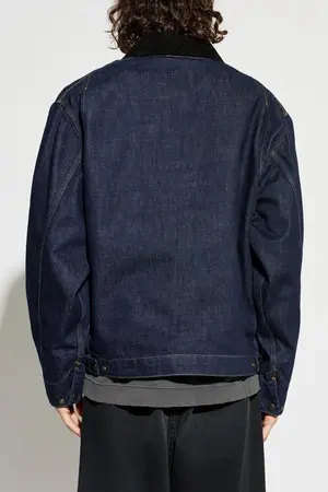 Carhartt Work In Progress Og Detroit Denim Jacket - Navy Blue