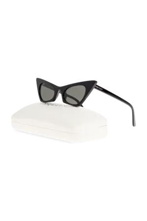Alexander McQueen Cat-eye Sunglasses - Black