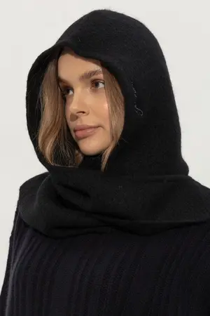 GANNI Wool Hood With Ties