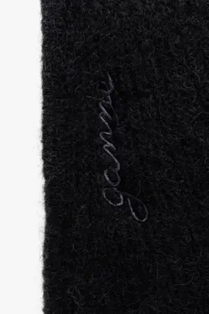 GANNI Wool Hood With Ties