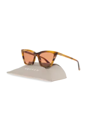 Alexander McQueen Cat-eye Sunglasses - Orange