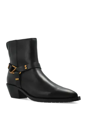 ALLSAINTS Fox Heeled Ankle Boots