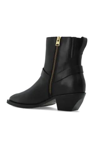 ALLSAINTS Fox Heeled Ankle Boots