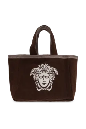 Versace Beach Bag Shopper Type - Brown