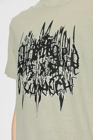 44 LABEL GROUP T-shirt With Printed Logo - Green
