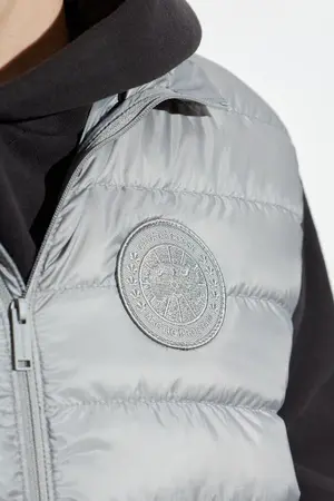 Canada Goose Padded Down Vest With Stand-up Collar - Grey