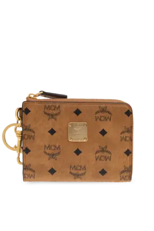 Mcm Wallet With Logo - Brown
