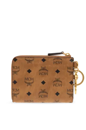 Mcm Wallet With Logo - Brown