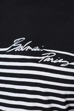 Balmain Striped Pattern Top