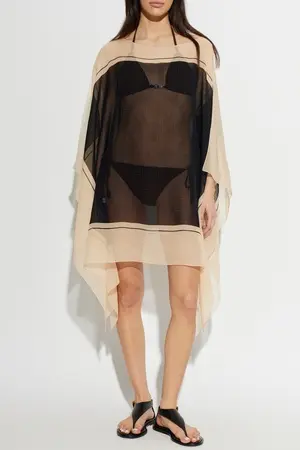 Balmain Silk Poncho