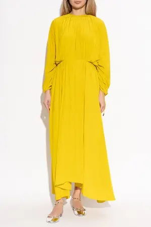 LANVIN Loose-fit Maxi Dress - Yellow