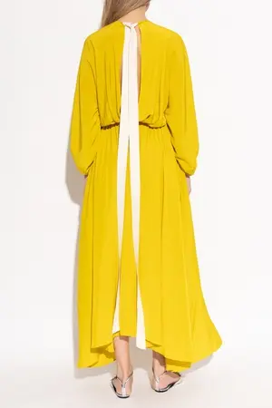 LANVIN Loose-fit Maxi Dress - Yellow