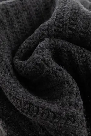 Moschino Scarf With Logo - Grey