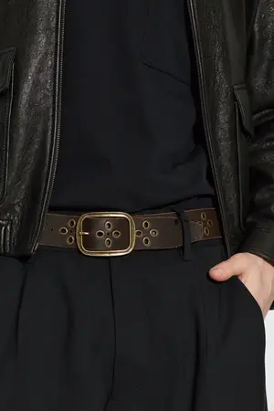 Dsquared2 Leather Belt With Studs