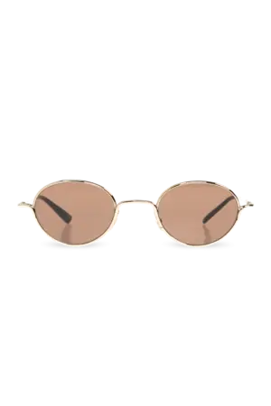 Alexander McQueen Oval Sunglasses - Brown