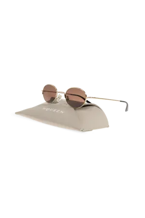 Alexander McQueen Oval Sunglasses - Brown
