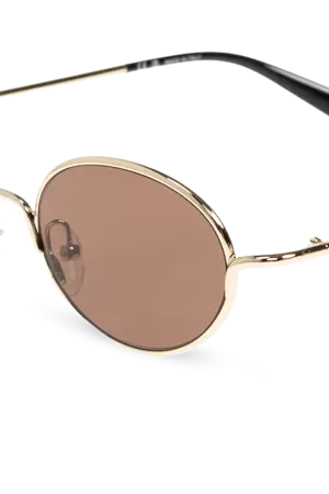 Alexander McQueen Oval Sunglasses - Brown